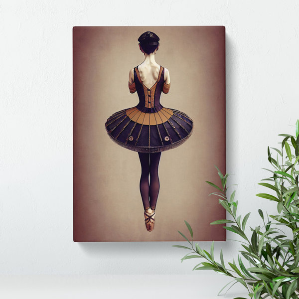 Fairmont Park Vintage Ballerina - Wrapped Canvas Graphic Art | Wayfair ...